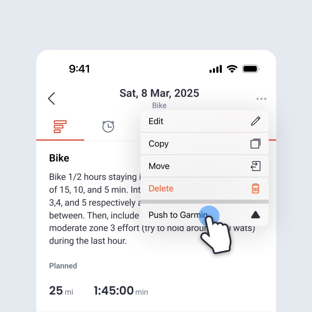Now Sync Planned Structured Workouts to Garmin Connect